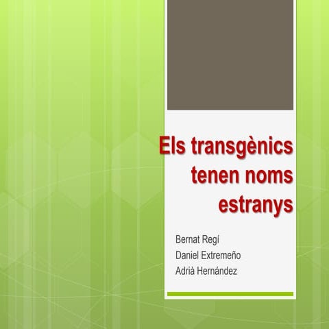 Transgenia 2 | PPT