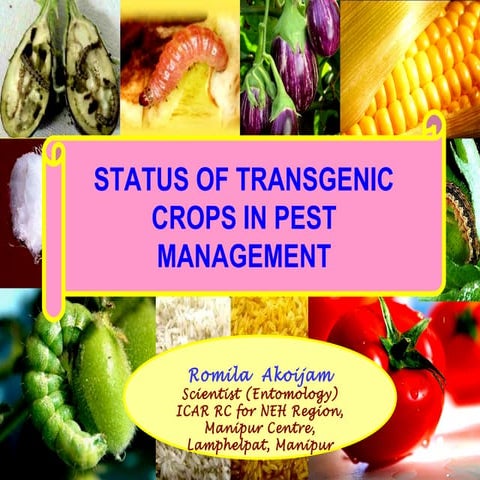 Transgenic crops | PPT | Agriculture | Industries