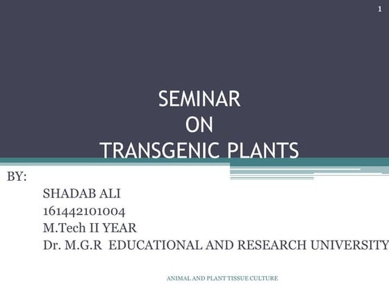 Genetically Modified Organisms (GMO).pptx