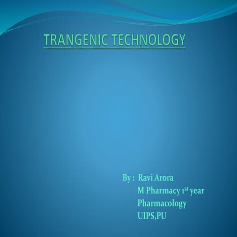 transgenic technology.pptx