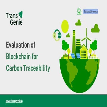 Evaluation of Blockchain for Carbon Traceability | PDF