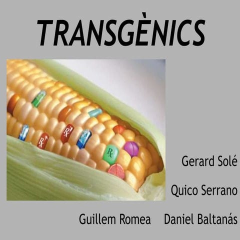 Transgènics | PPT