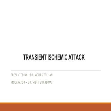 TRANSIENT ISCHEMIC ATTACK.pptx