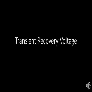 #EEE - Transient recovery voltage | PPTX