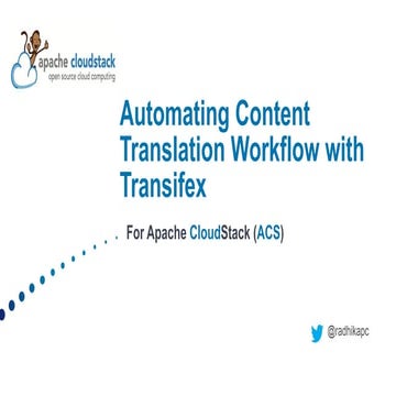 Automating Content Translation Workflow with Transifex | PPT