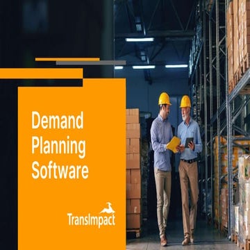 Demand Planning Software | PPT