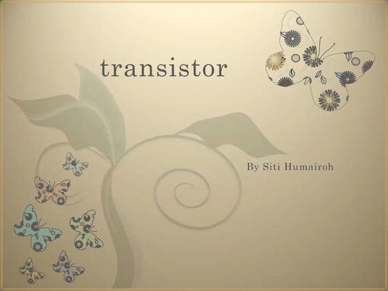 Transistor | PPT