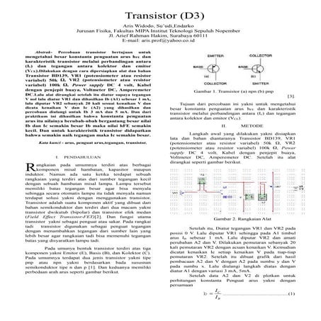 Transistor | PDF