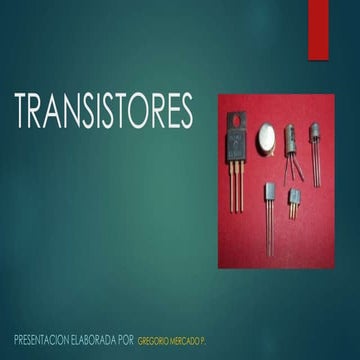 Transistores | PPTX
