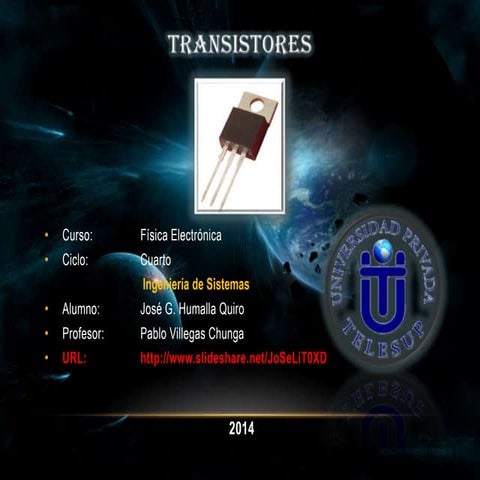 Tipos de transistores | PPTX