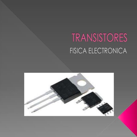Transistores | PPTX
