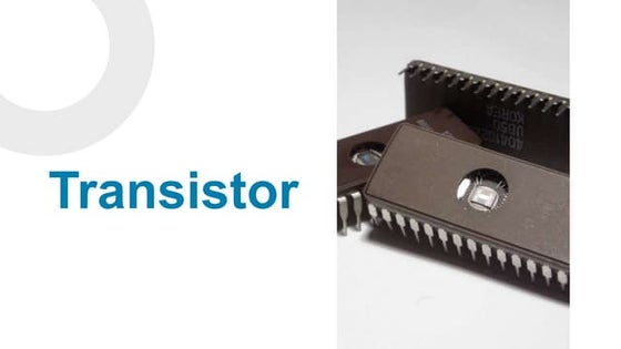 Transistor (1) | DOCX | Chemistry | Science