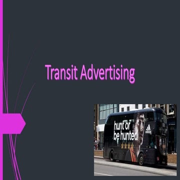 Transit Advertising | PPTX