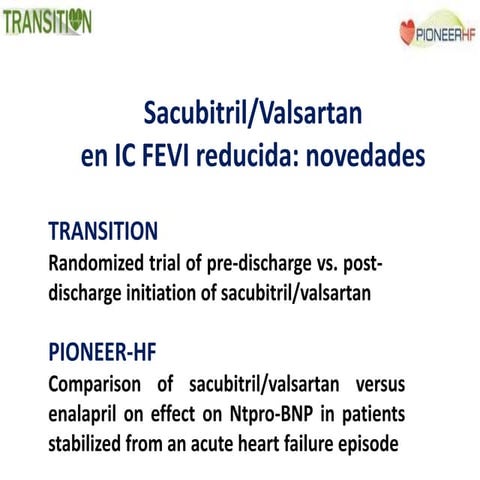 Transition study and Pioneer HF study | PPT