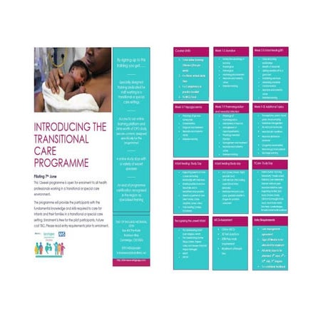 Neonatal Transitional care Programme | DOCX | Daycare and Pre-School ...