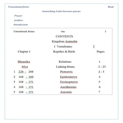 Transitional forms contents | DOCX