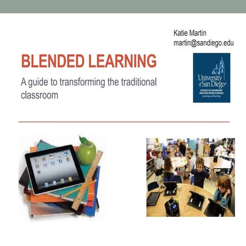 Blended learning: Transforming the traditional classroom | PPTX ...
