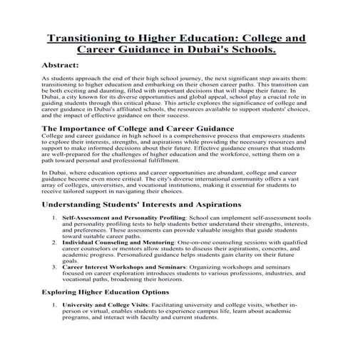 Navigating Pathways to Success: Guiding Students Through Career Exploration with Dr. Timothy ...