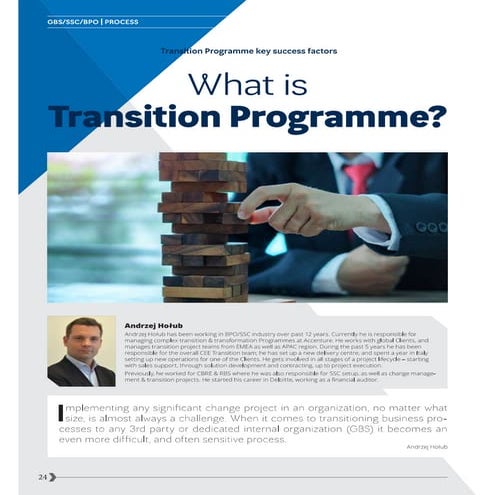 Transition Key Success Factors | PDF