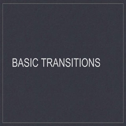 Transitions | PPTX