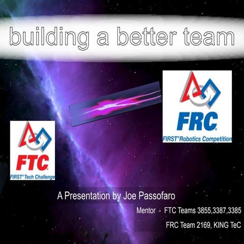 FIRST Tech Challenge: Intro to FTC and FIRST | PPTX