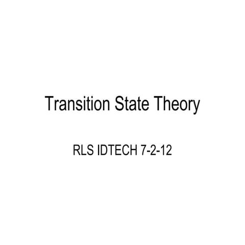Transition state theory eeg alpha rhythm | PPT