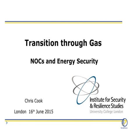 Transition through gas world noc | PPT