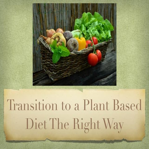 Transition to a Plant Based Diet The Right Way | PPT