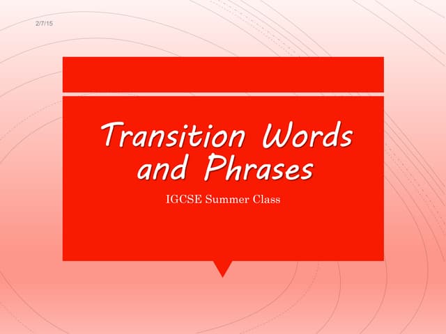 Transition Devices.pptx for grade 7 learners | PPTX