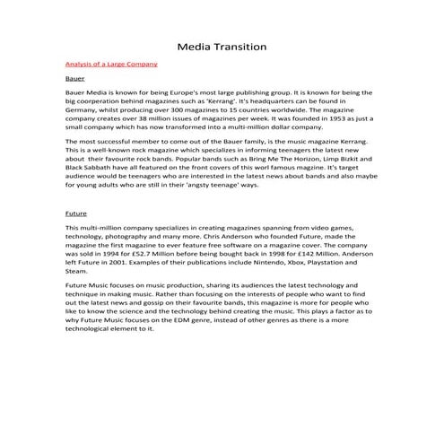Conglomerate | PDF