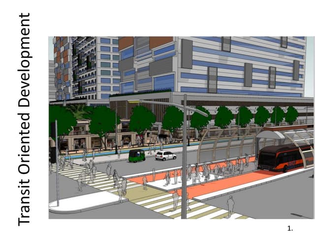 Transit Oriented Development - TOD - Human Settlement Planning - Architecture | PDF