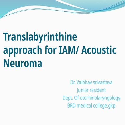 Translabyrinthine approaches for IAM.pptx