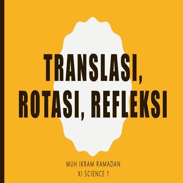 PPT Transformasi Geometri Kelas 9 Translasi dan Refleksi.pptx