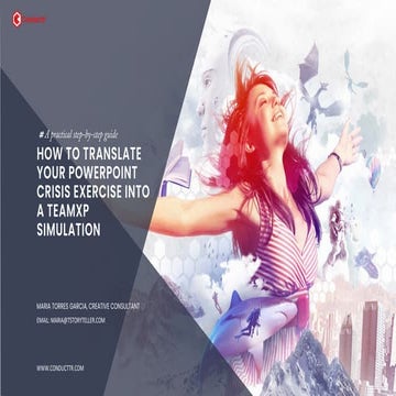How To Translate Your Powerpoint Crisis Exercise Into A TeamXp Simulation | PPT