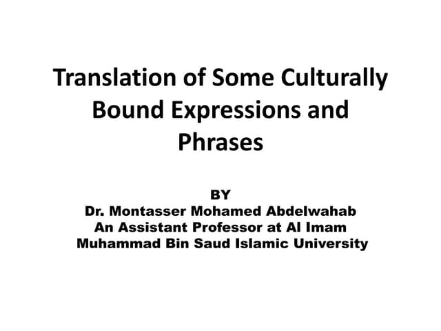 Approaches of translation | PPT