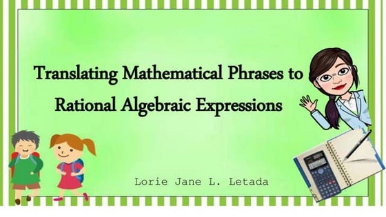 Lesson plan on Evaluating Rational Algebraic Expression | PDF