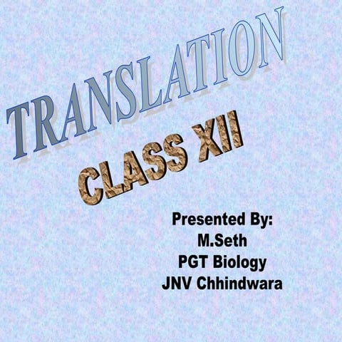 Translation.ppt English Language and tone | PPT