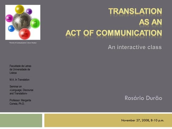 Translation action model by Holz-Manttari | PPTX