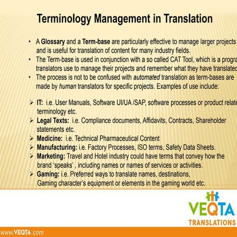 Translation Terminology Management | PPT