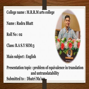 The Role of Equivalence in Translation: Its Importance and Application ...