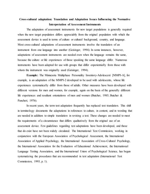 Proven Techniques for Test and Assessment Translation and Adaptation! | PPT