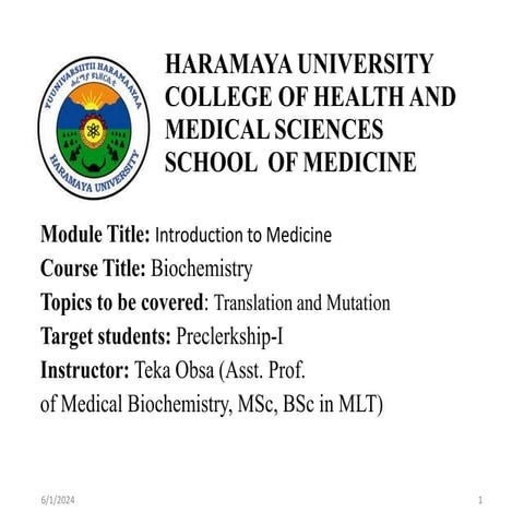 Translation Genetic code & Mutations.pdf