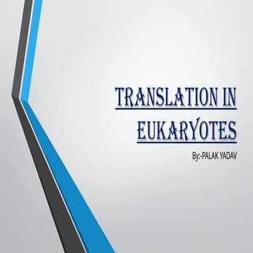 translation in eukaryotes[1].pptx deatiled explaination | PPT