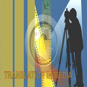 Translation in media | PPTX
