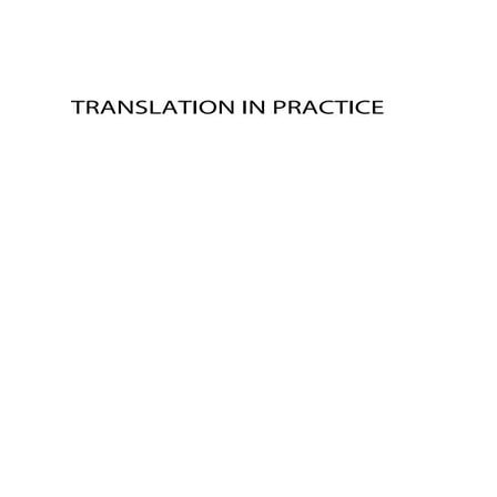 Translation in practice_book | DOC
