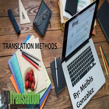 Translation methods | PPTX