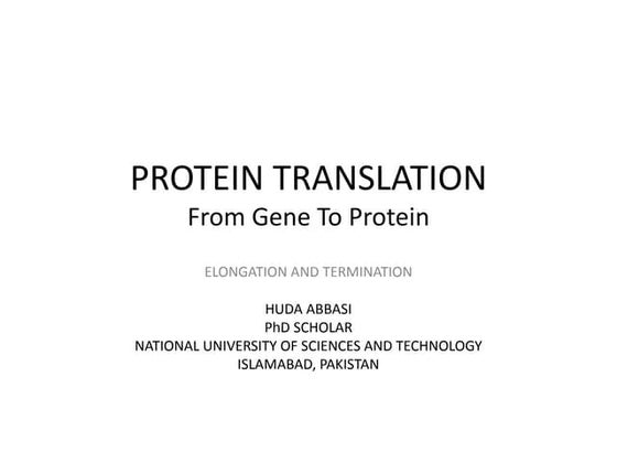Transcription & Translation inhibitors | PPT