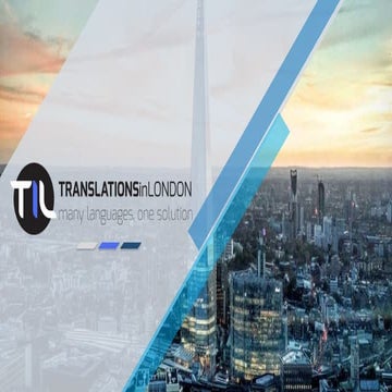 Are you looking for a one-stop solution for your translation needs? | PPT