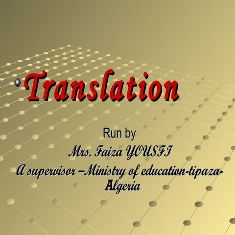 Transltion | PPT