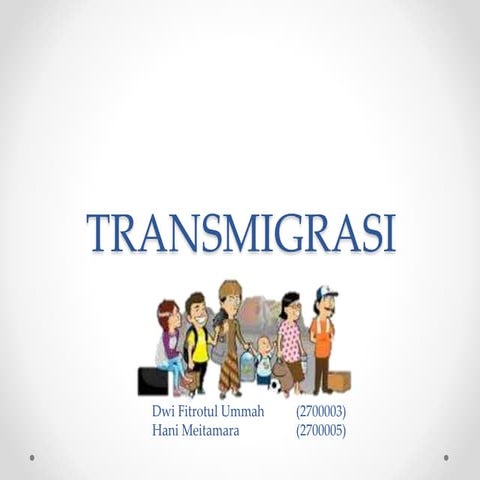 Transmigrasi | PPTX